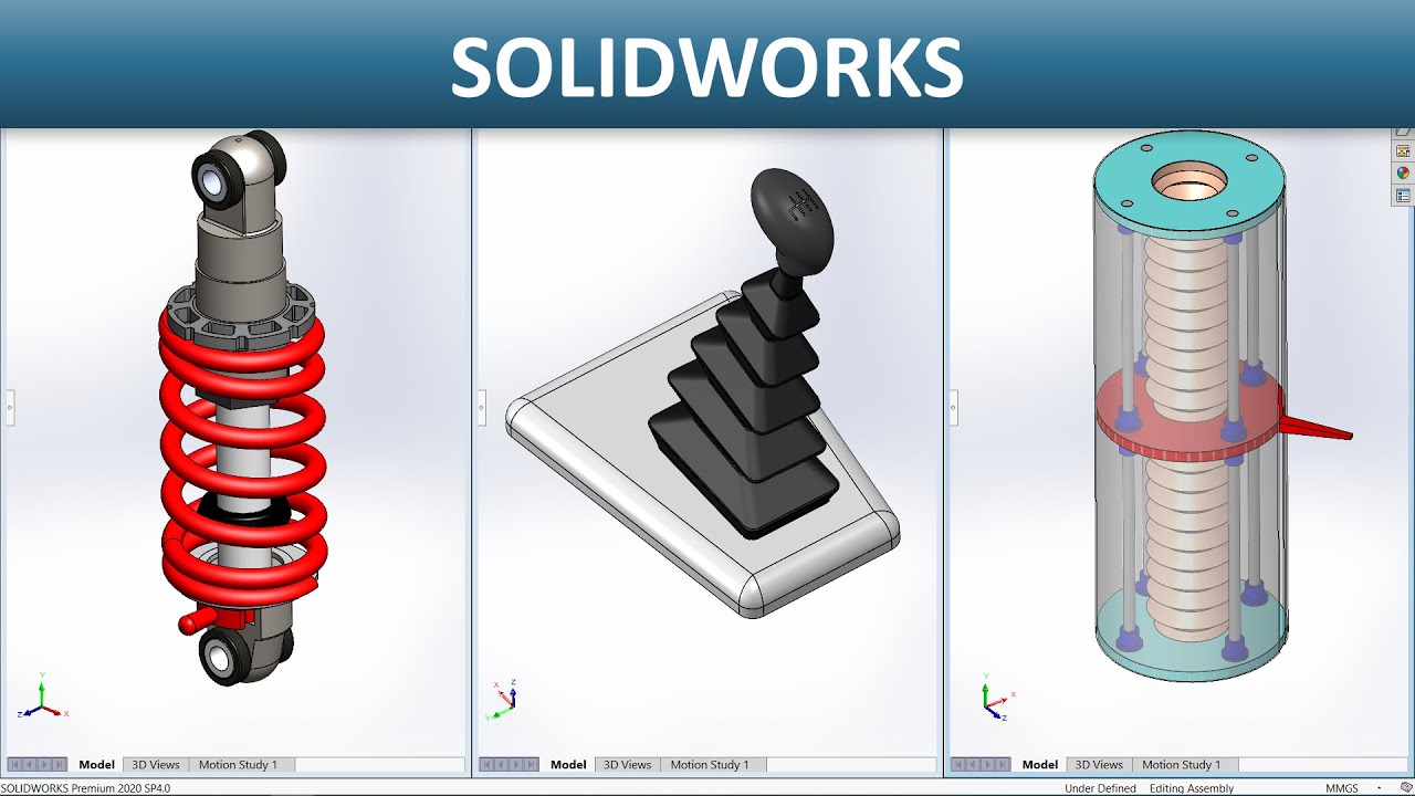 SOLIDWORKS - Make Part Flex in Assembly - YouTube