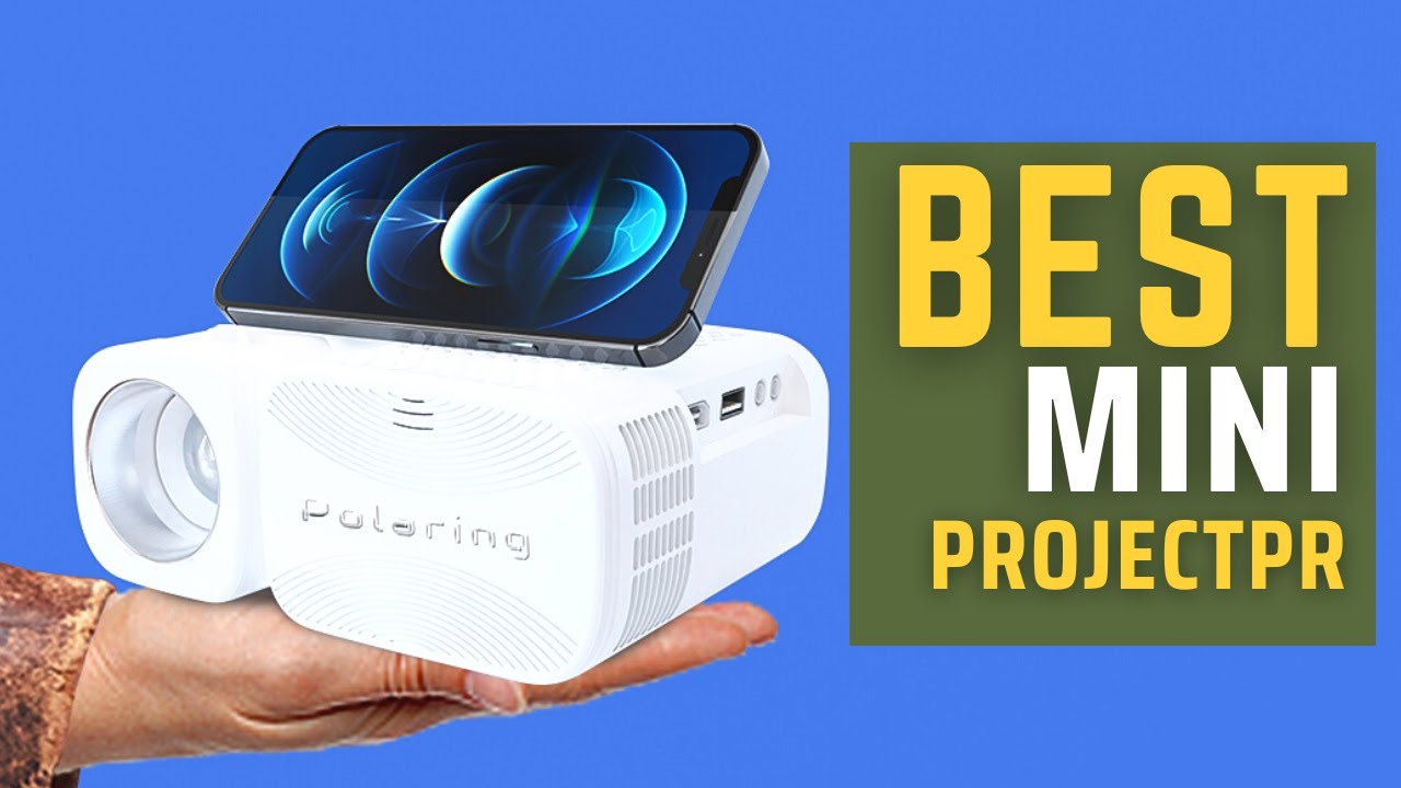 Best Mini Video Projector | Polaring A1 Projector 1080P HD 4K Mini ...