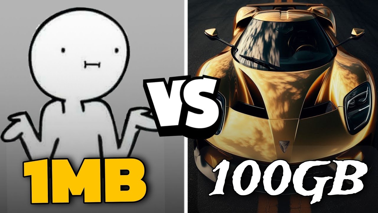 1MB vs 10240MB Games! - YouTube