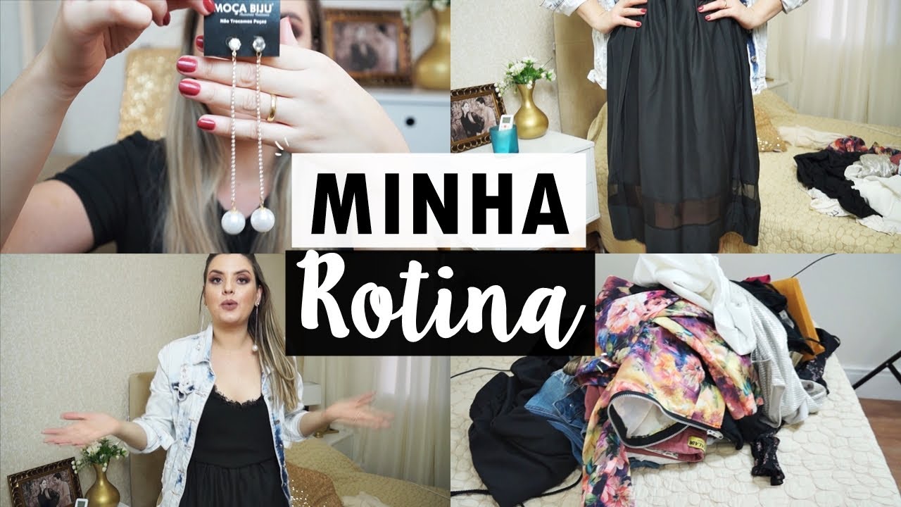 MINHA ROTINA | EXPERIMENTANDO ROUPAS VELHAS | MINI RECEBIDOS - VLOG ...