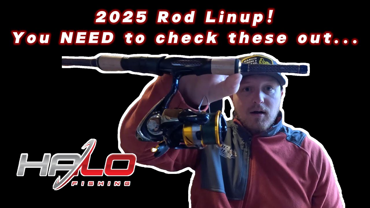 NEW Lake of the Woods Rod Fleet for 2025 - Halo Fishing Rods - HFX - BB ...