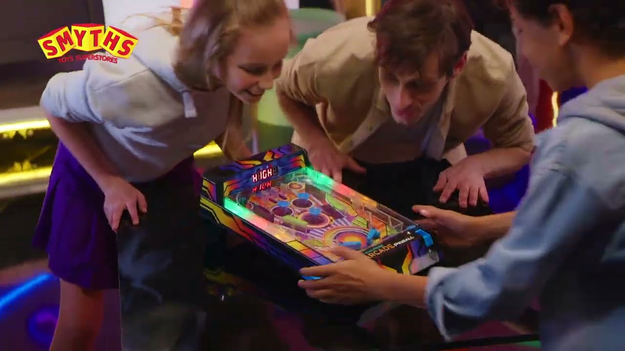 Electronic Arcade Game Pinball 2.0 Tabletop Machine - Smyths Toys - YouTube