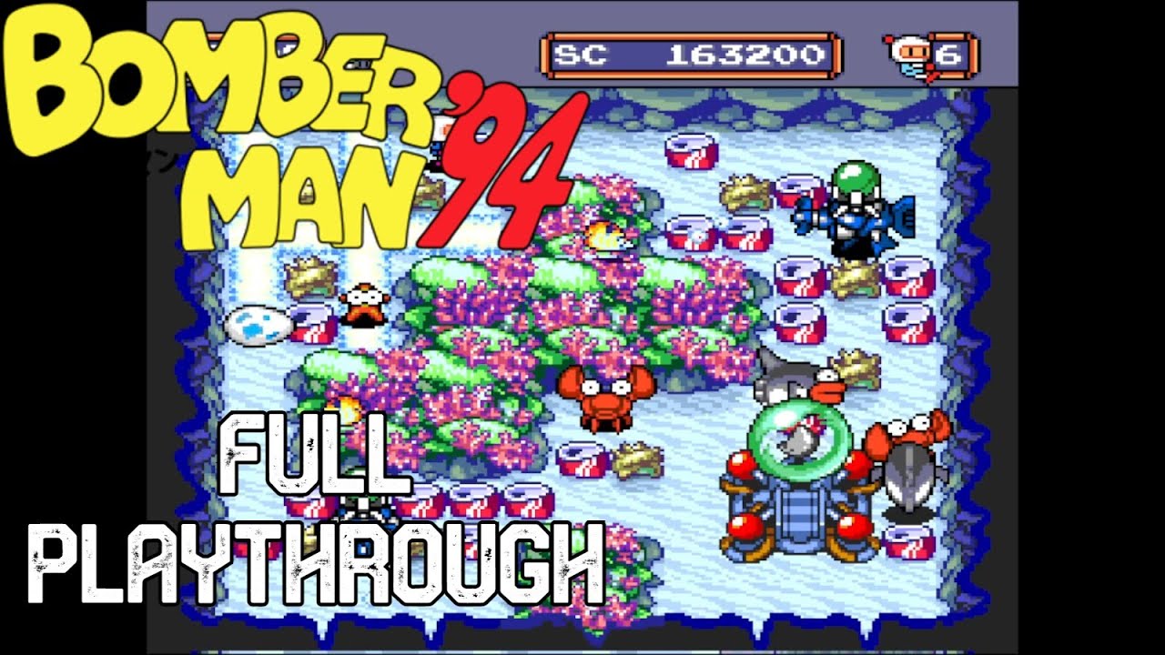 Bomberman '94 (PC Engine/TG-16) Full Playthrough - YouTube