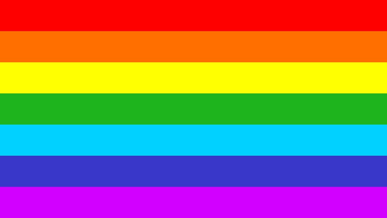 Blank RAINBOW LGBTQ Screen 10 hours - A Blank RAINBOW LGBTQ LED Lights ...