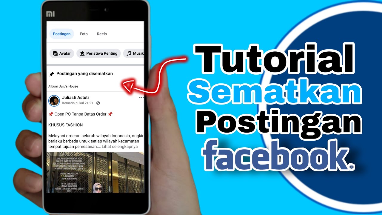 Cara Sematkan Postingan Facebook Terbaru - YouTube