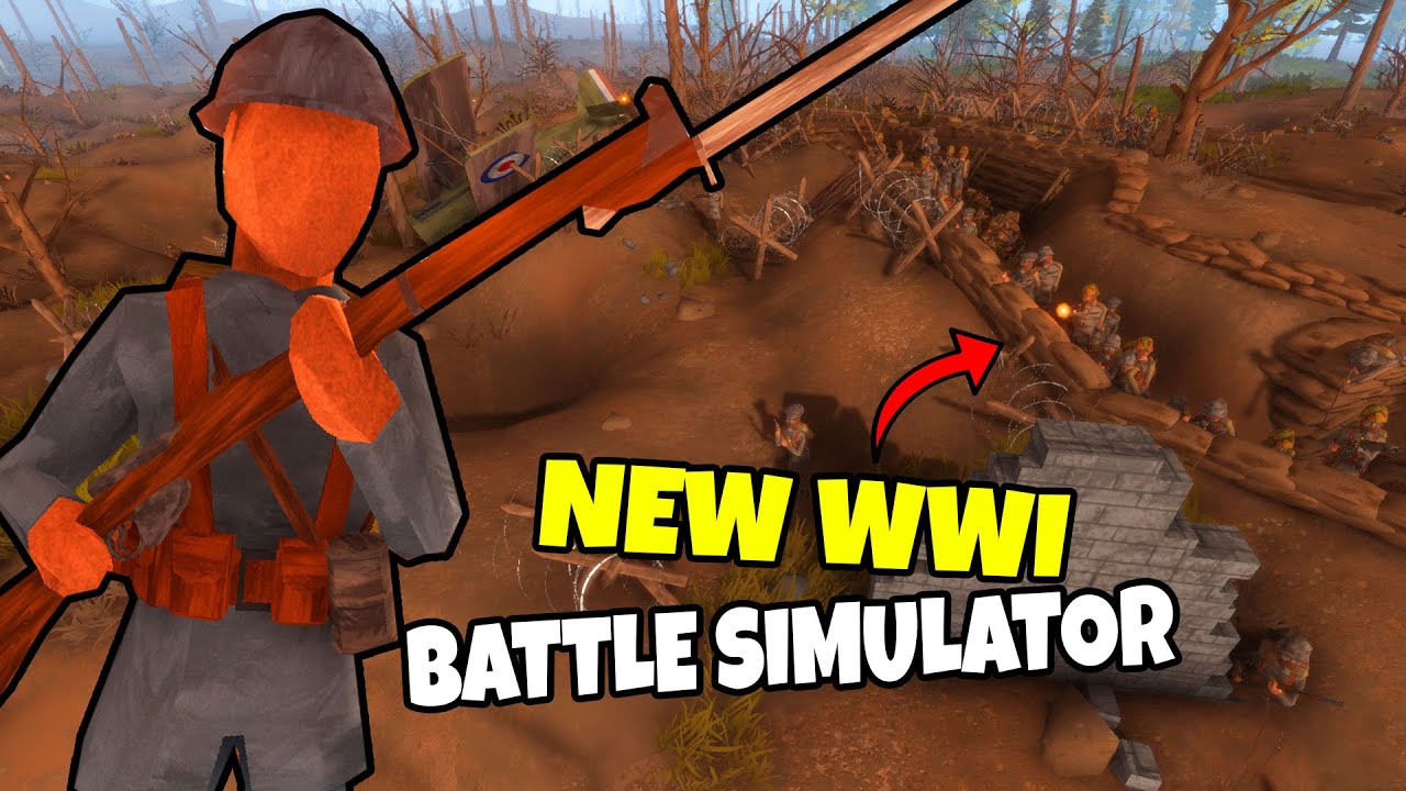 Epic NEW WWI Trench Battle Simulator! - Rising Front Game - YouTube