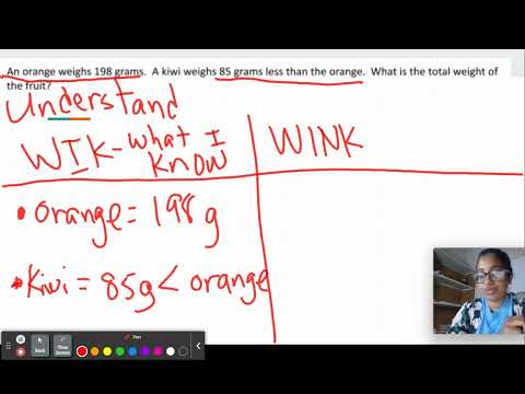 Word problems- WIK/Wink