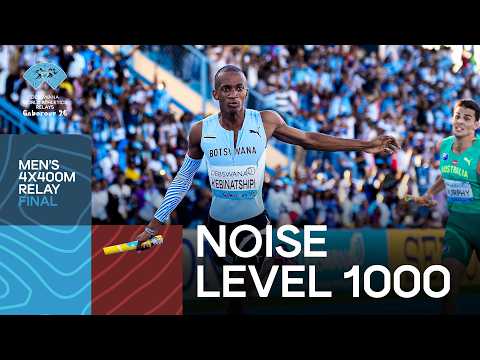 Botswana IGNIGHT home crowd with men's 4x400m relay gold | World Athletics Relays Gaborone 26