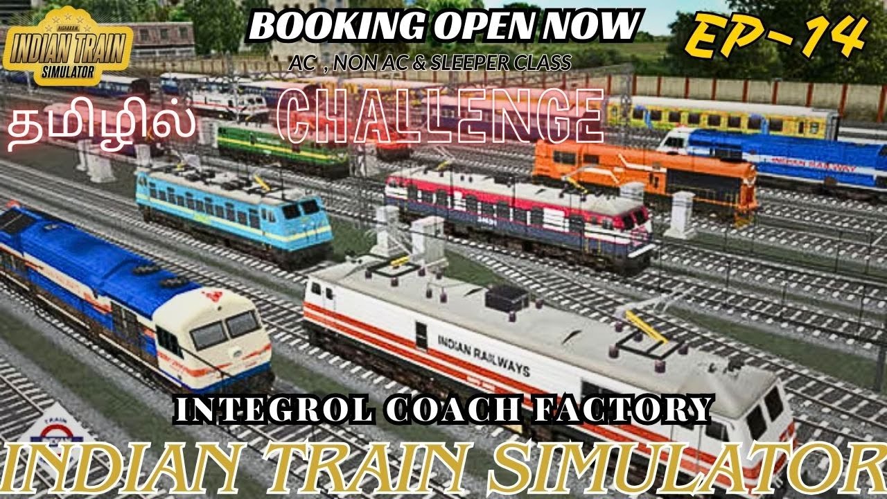 Indian Train Simulator // Challenge Mode //Indian Train Simulator Gameplay In Tamil/Part # 14 ...