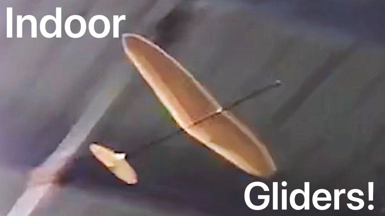 Flying a Bunch of my Indoor Gliders! - YouTube