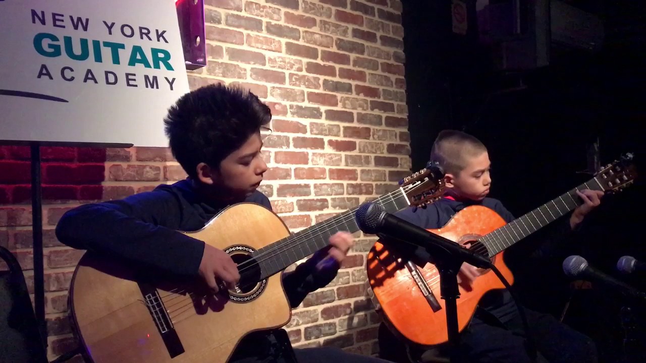 Leo and Oisin play The Night by Ottmar Leibert - YouTube