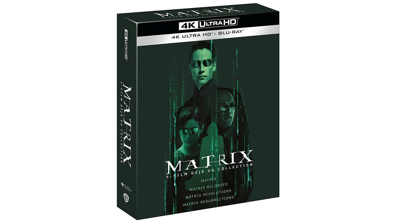 The Matrix - 4 Film Déjà Vu Collection - 4K Ultra HD + Blu-Ray ...