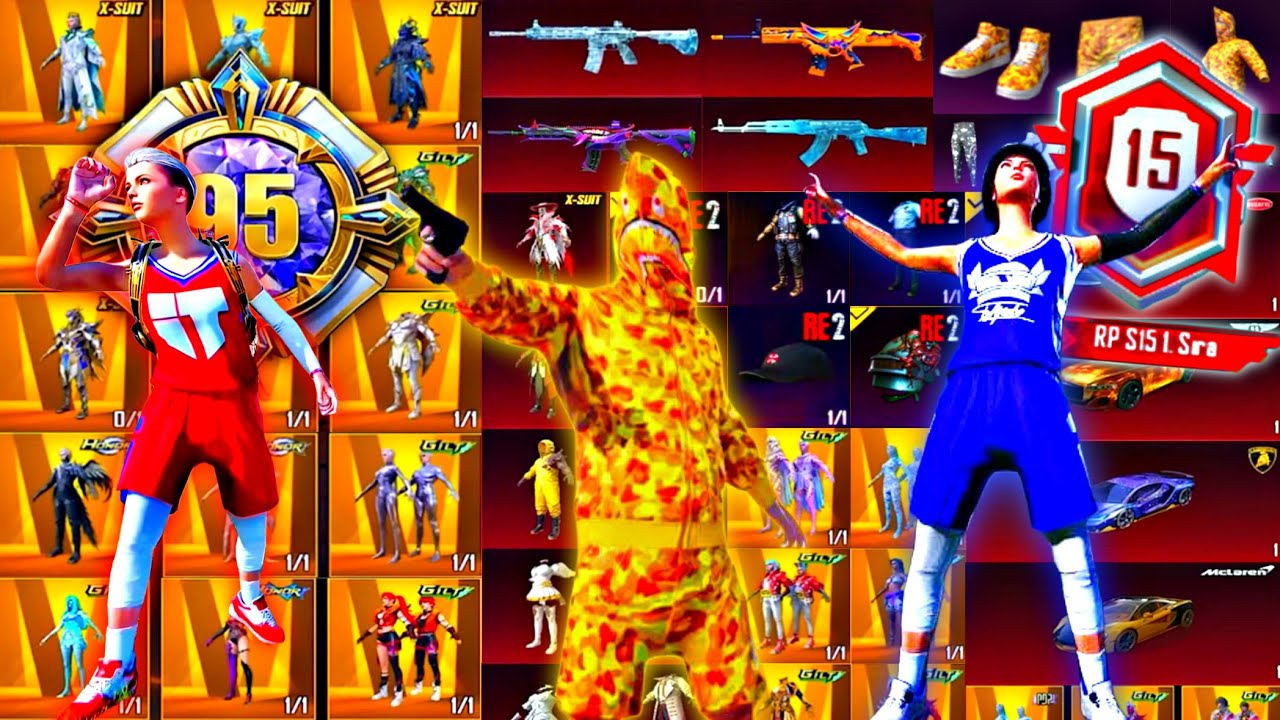 9,999,999$ DEĞERİNDEKİ HESAP TANITIMI🥶135 SİLAH DESENİ😱PUBG Mobile ...