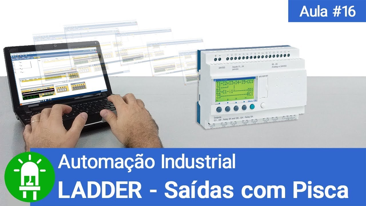 Como Programar Saídas com Pisca no LADDER! - Aula #16 - YouTube