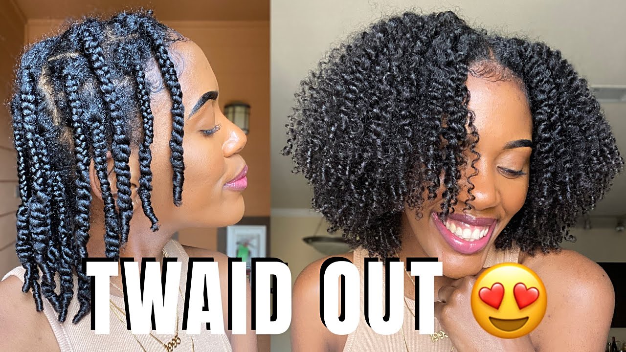 TWAID OUT ON NATURAL HAIR! TWISTOUT + BRAIDOUT - This time using The ...