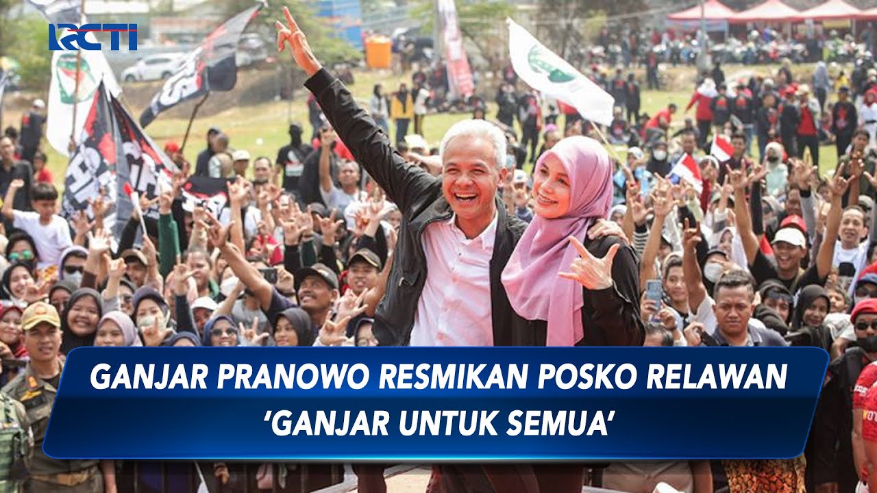 Ganjar Pranowo Resmikan Posko Relawan 'Ganjar Untuk Semua' di Gresik ...