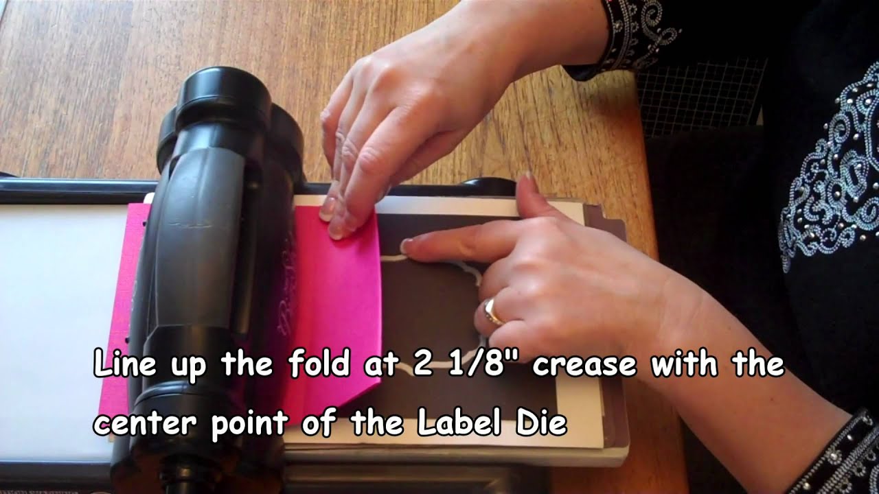 Flip Flop Card with Stampin' Up! Label Collection Framelits - YouTube