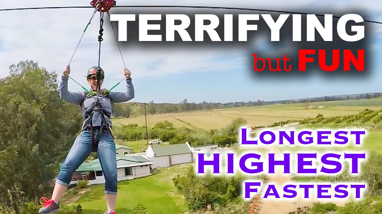 Highest, Longest and Fastest DOUBLE Zip line - YouTube