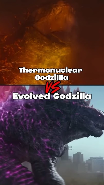 Thermonuclear Godzilla vs Evolved Godzilla #godzilla #godzillaxkongthenewempire - YouTube