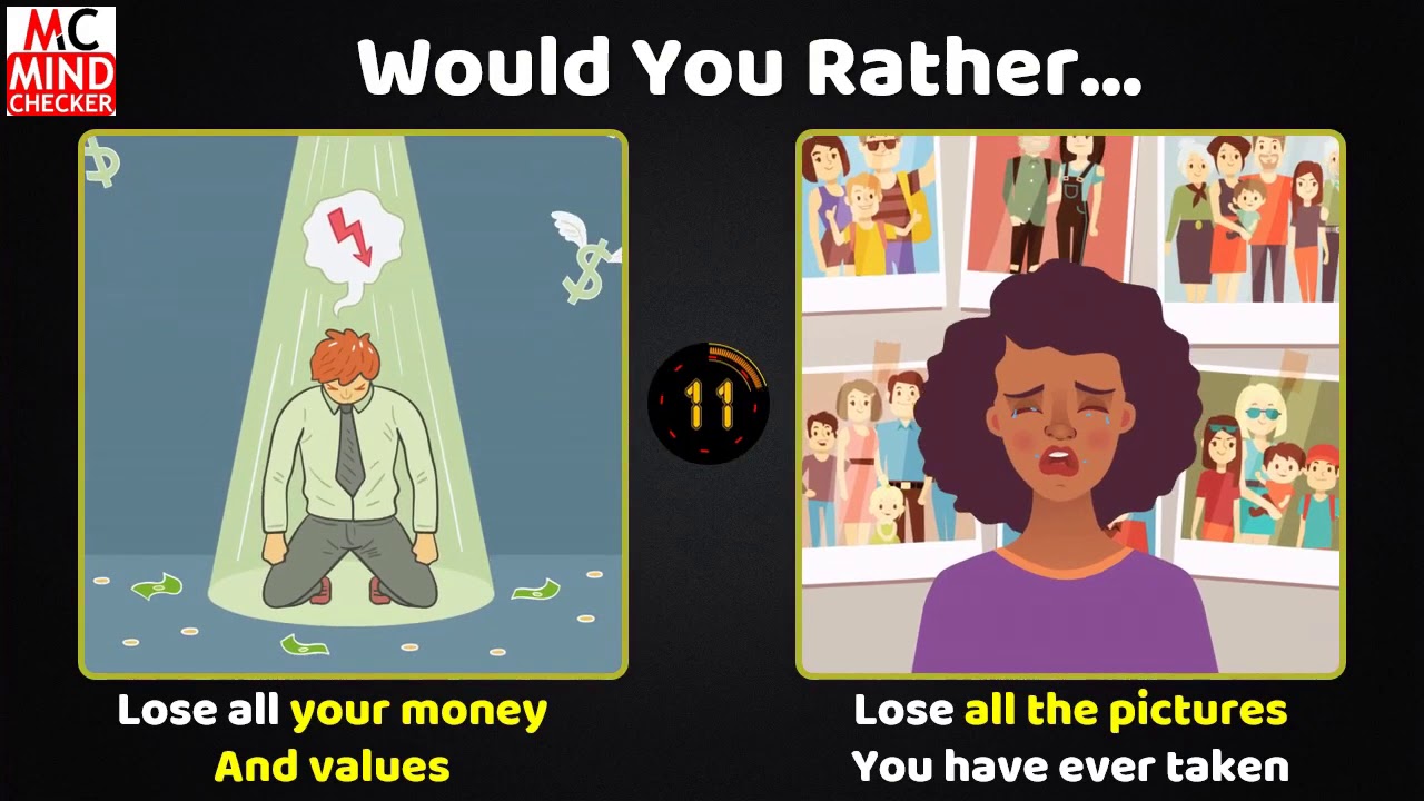 What Would You Choose HARDEST TEST EVER Personality Test Mind Checker ...