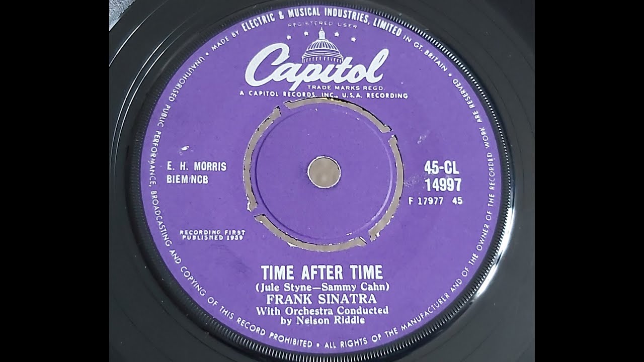 Frank Sinatra 'Time After Time' 1959 45 rpm - YouTube