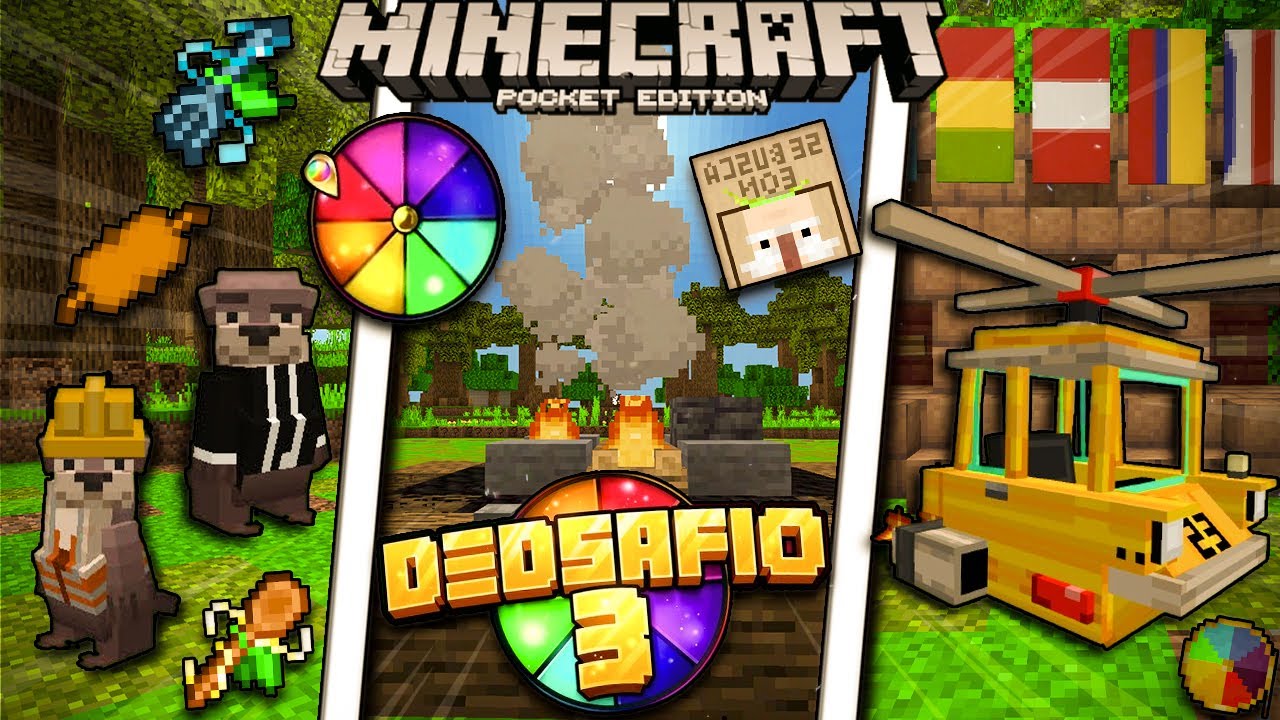 MODS de DEDSAFIO 3 Para MINECRAFT PE/BEDROCK 1.21 Para MCPE - YouTube