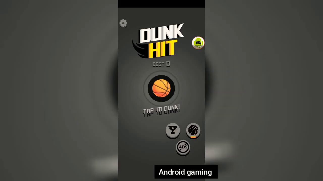 Dunk hit android gameplay part 1 - YouTube