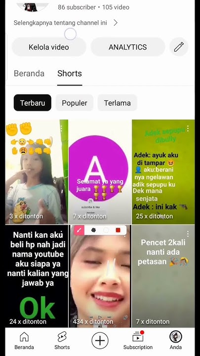 subcribe aku kan 86 batre aku 86 hahah - YouTube