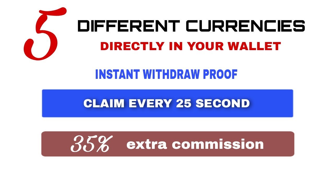 best 5 instant faucet || payments are directly in your wallet ...