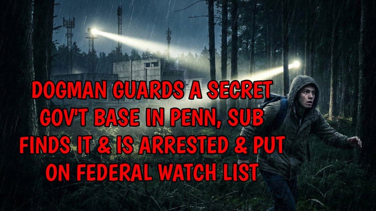 DOGMAN GUARDS A SECRET GOV'T BASE IN PENN. SUB FINDS IT & IS ARRESTED ...