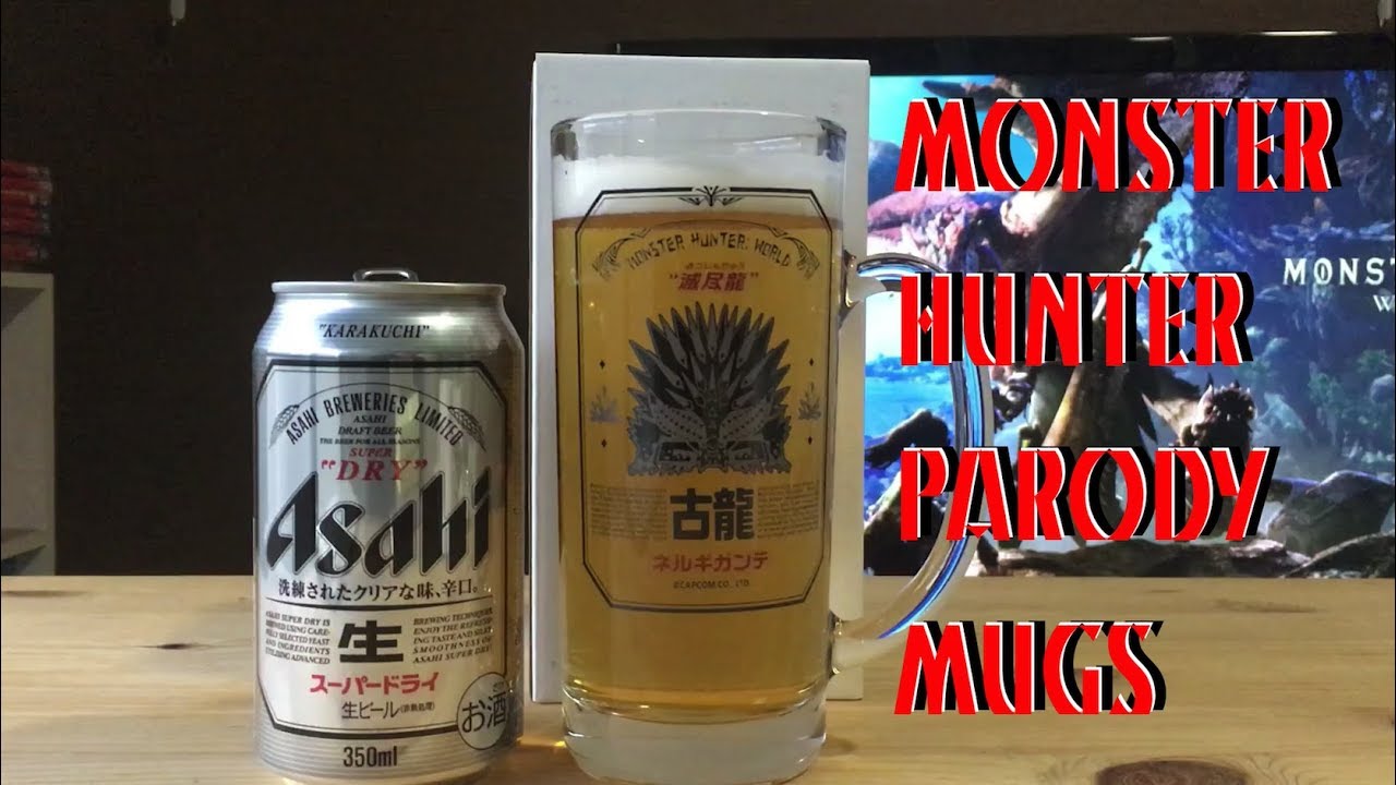 Monster Hunter World Beer Mugs & my trip to AKIBA - YouTube