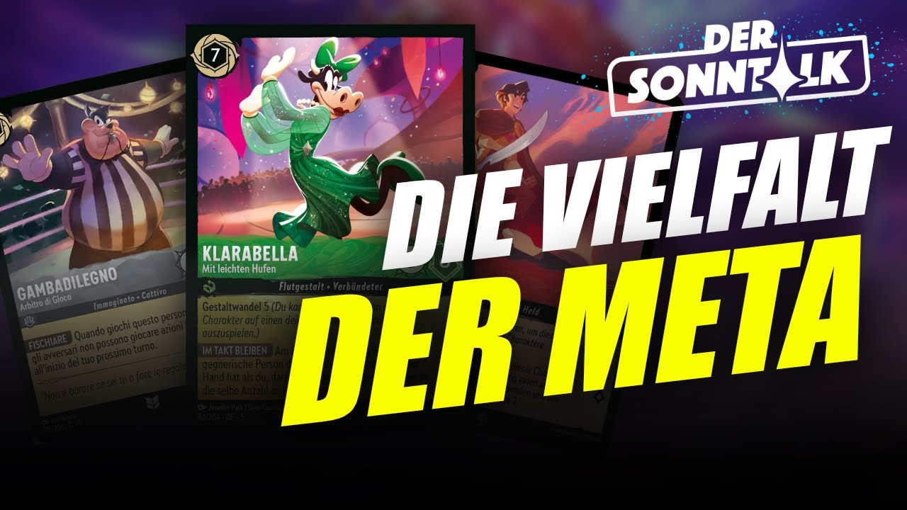 Die VIELFALT der META & Set 6 Vorfreude | Disney Lorcana SonnTalk - YouTube