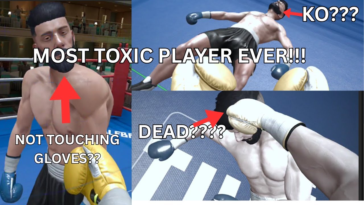 TOXIC PLAYER GETS HUMBLED???? THRILL OF THE FIGHT 2 - YouTube