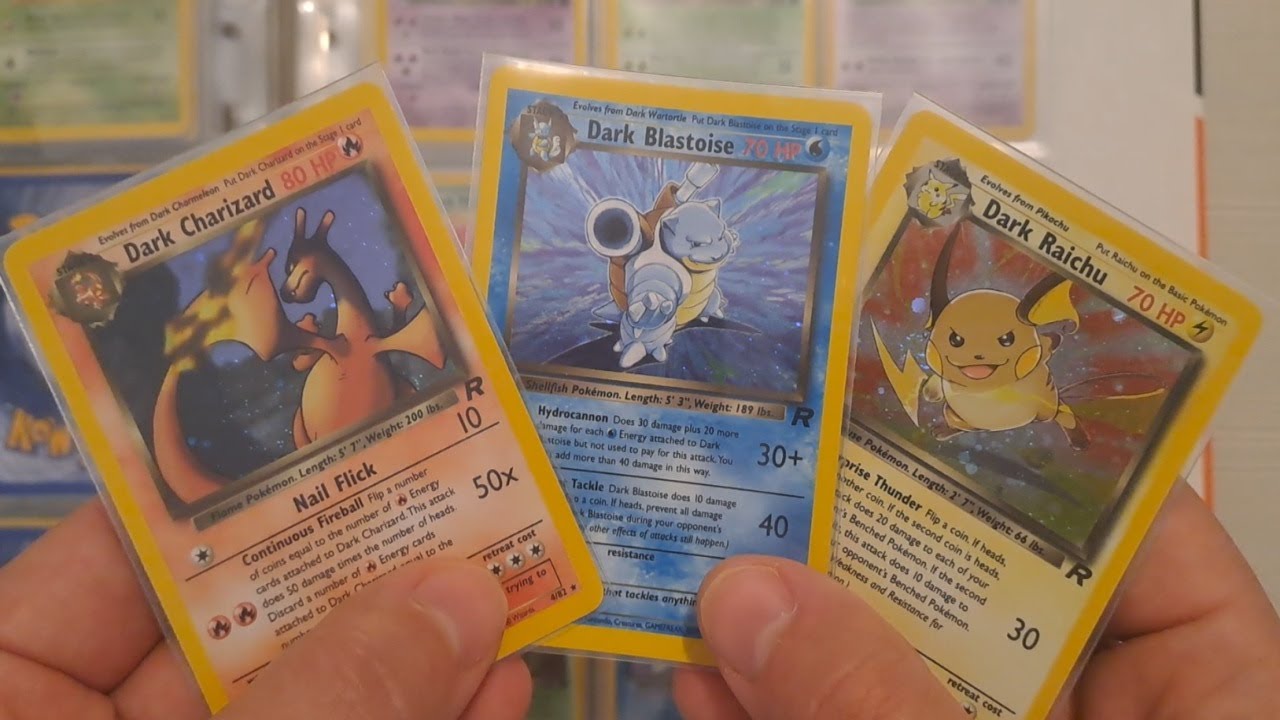 POKEMON TCG CHALLENGE #4 – Team Rocket Showdown! Dark Raichu vs Dark ...