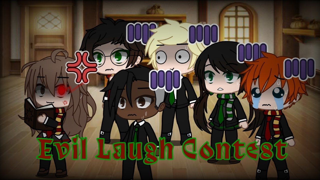 Evil Laugh Contest // Gacha Meme // Hermione just want to read - YouTube