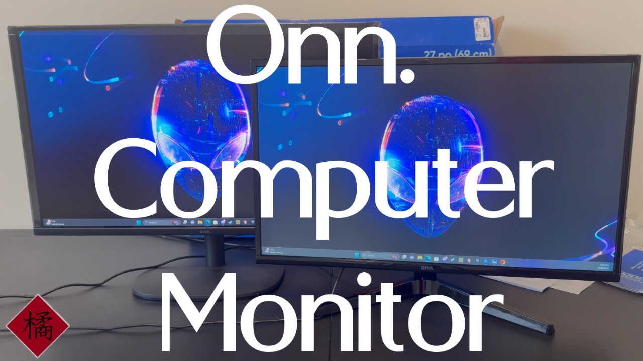 Onn 27 inch Computer Monitor - YouTube
