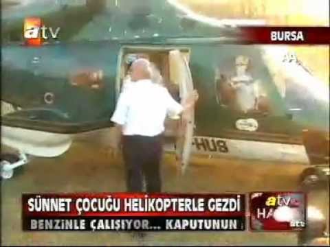 ATV ANA HABER HELİKOPTERLİ SÜNNET DÜĞÜNÜ HABERİ