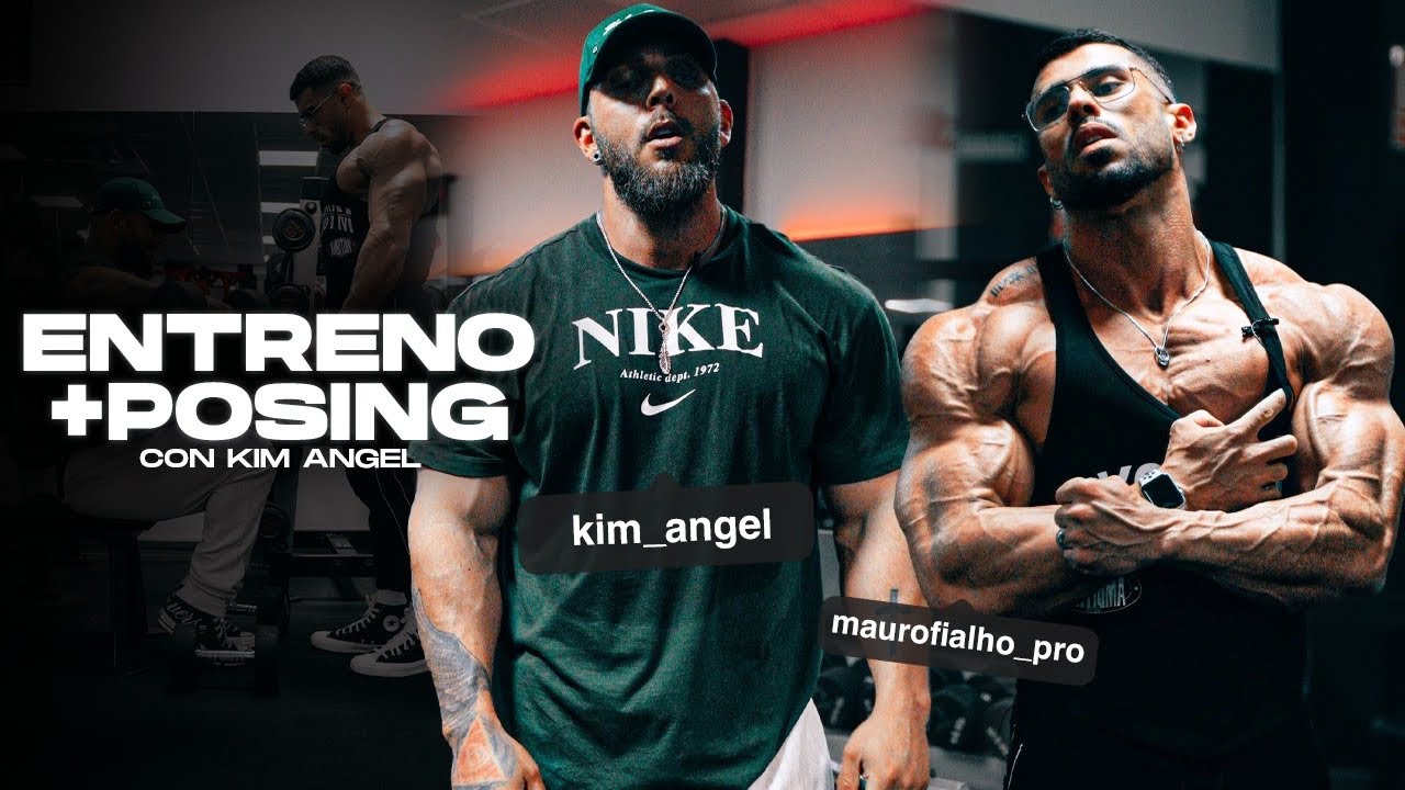 Kim Angel Entreno de PECHO + reacción POSING Pre competición | Mauro ...