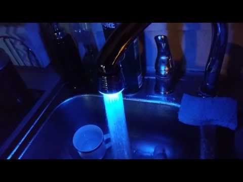 L.E.D. KITCHEN FAUCET AERATOR SPRAYER
