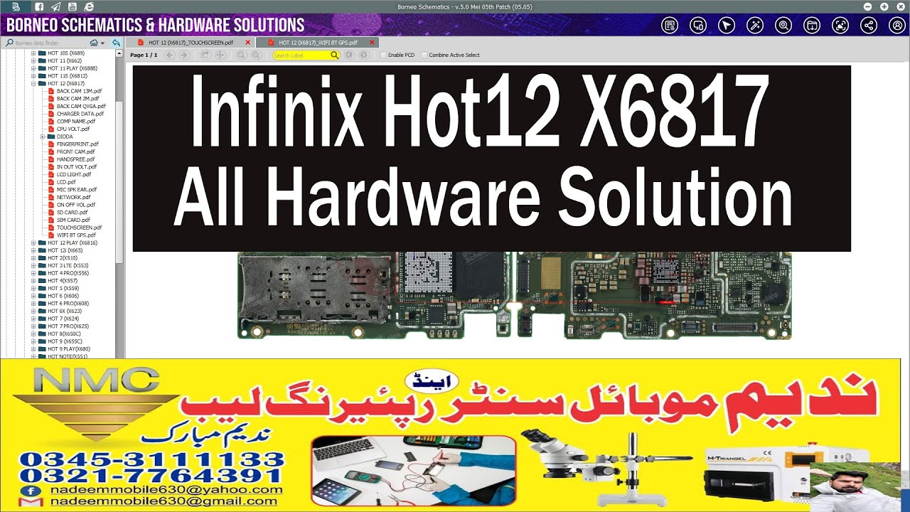 Infinix Hot12 X6817 All Hardware Solution - YouTube