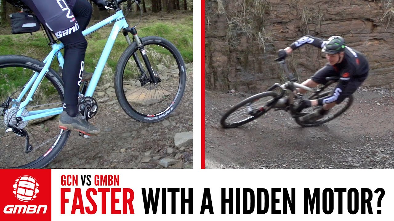 Could Motorised Doping Happen In Mountain Biking? GMBN Vs GCN - YouTube