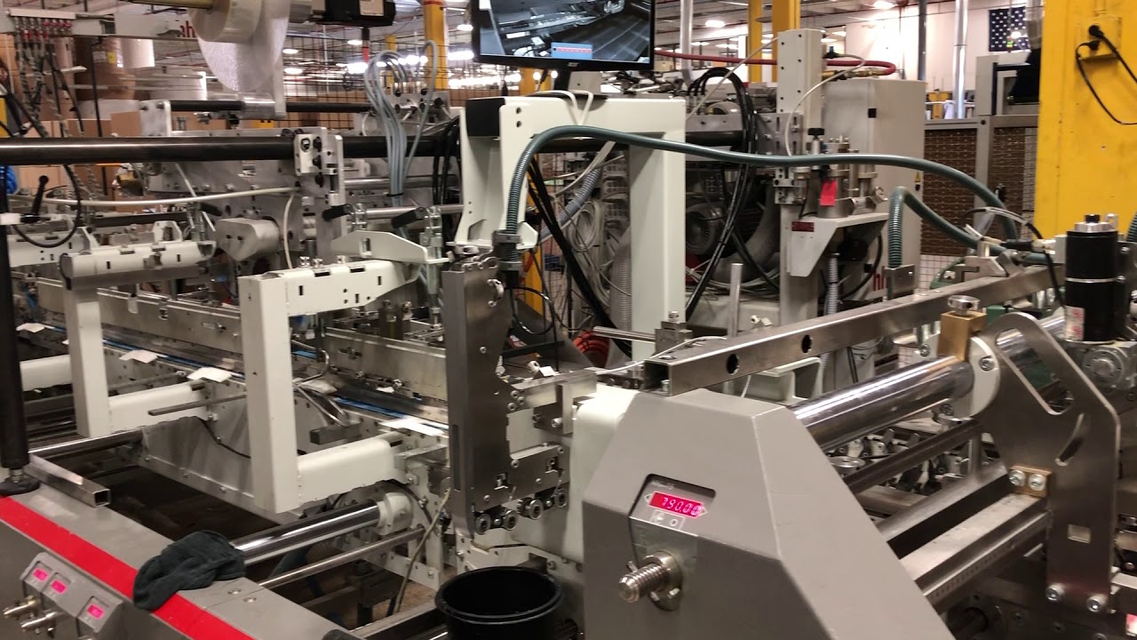 BOBST Expertfold (folder-gluer) at Vista Color - YouTube