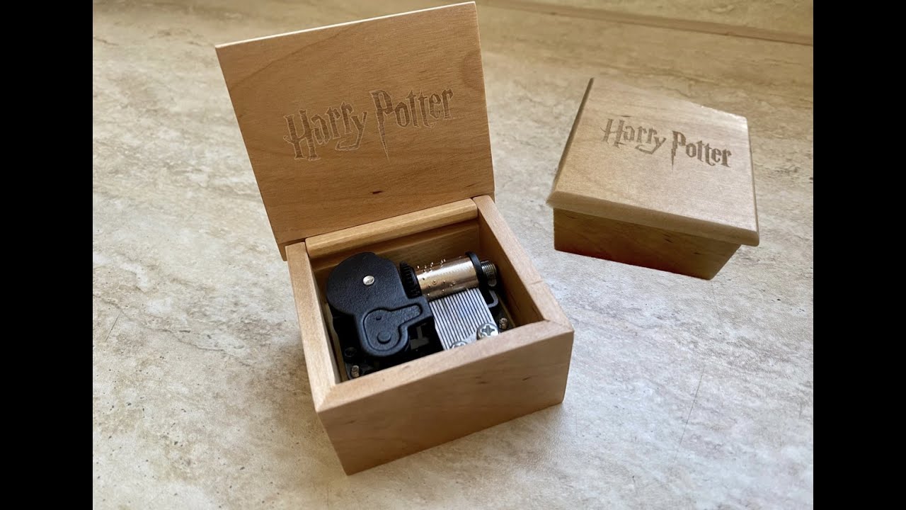 Wooden Harry Potter Theme - Mechanical Music box - YouTube