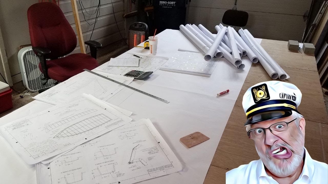 EP3: Drafting the Bulkheads Begins - My 34' DIY Home Boat Build - YouTube