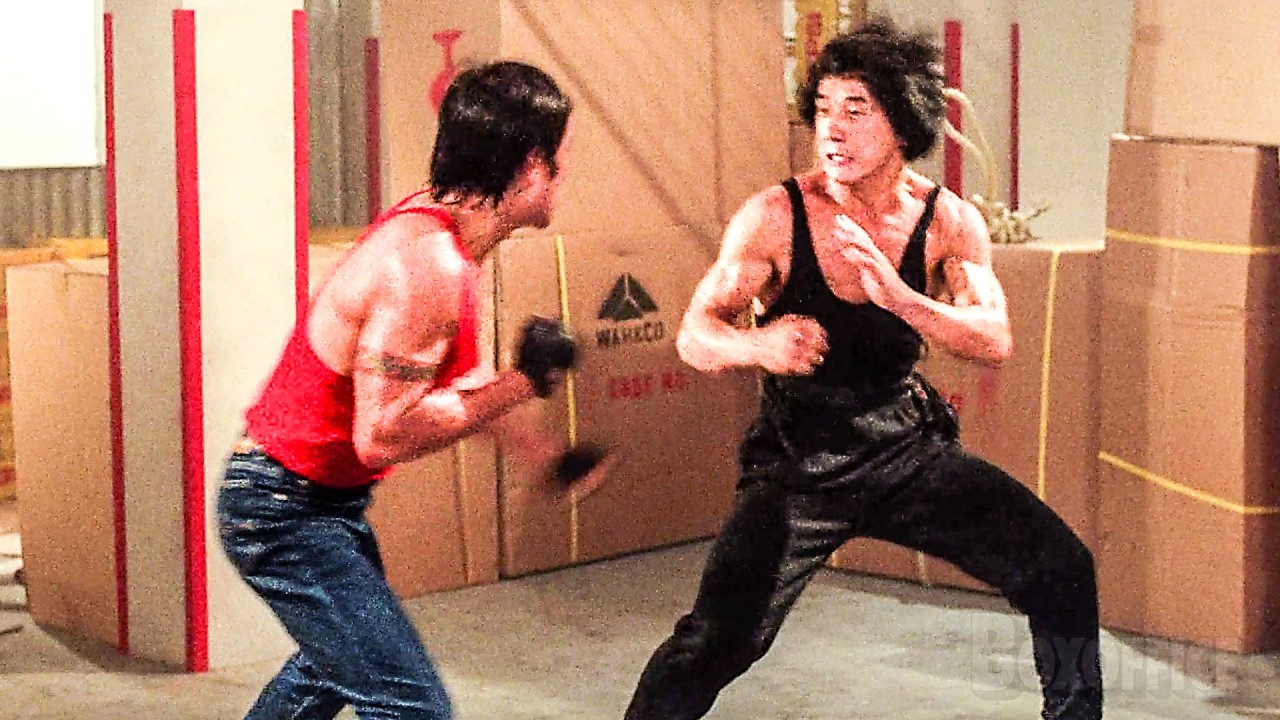 Jackie Chan's Warehouse Fight | Twinkle Twinkle Lucky Stars CRAZY Fight ...