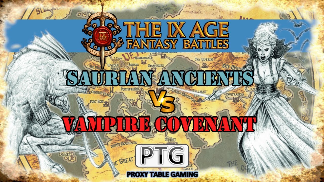 #368 [3.0] Saurian Ancients vs. Vampire Covenant | Battle Report ...