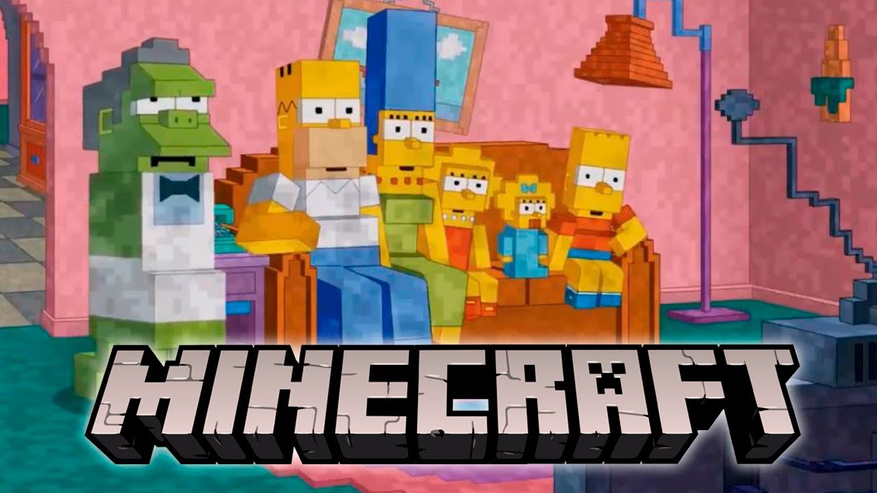 Intro de los Simpson en MINECRAFT - YouTube