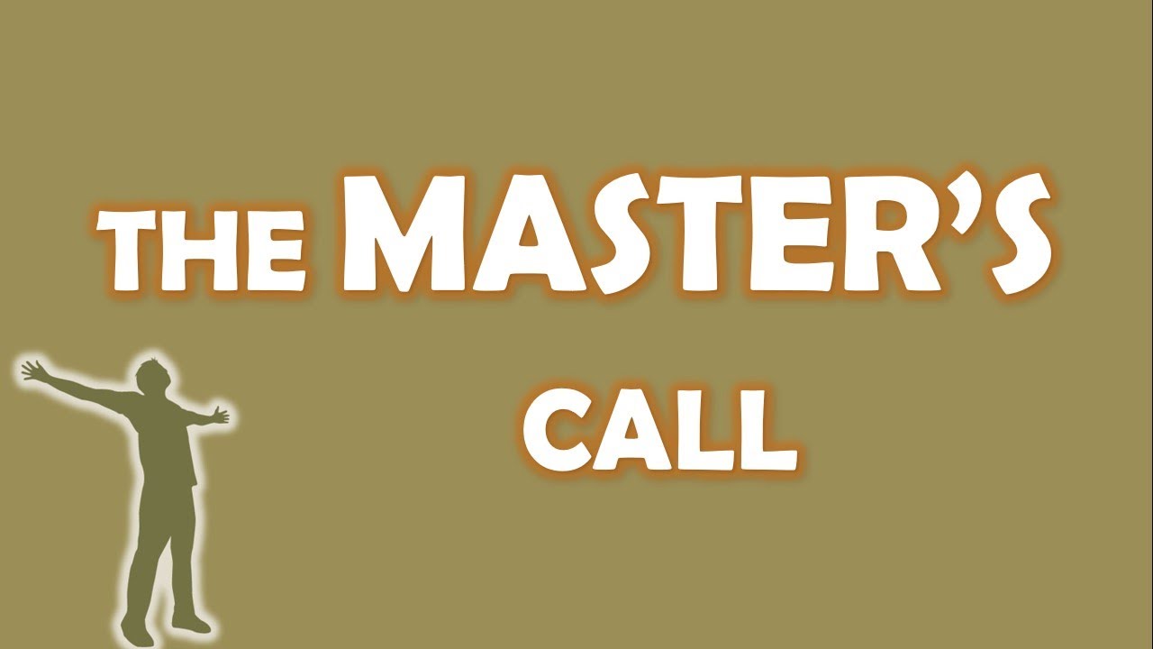 THE MASTER'S CALL - TENOR - YouTube