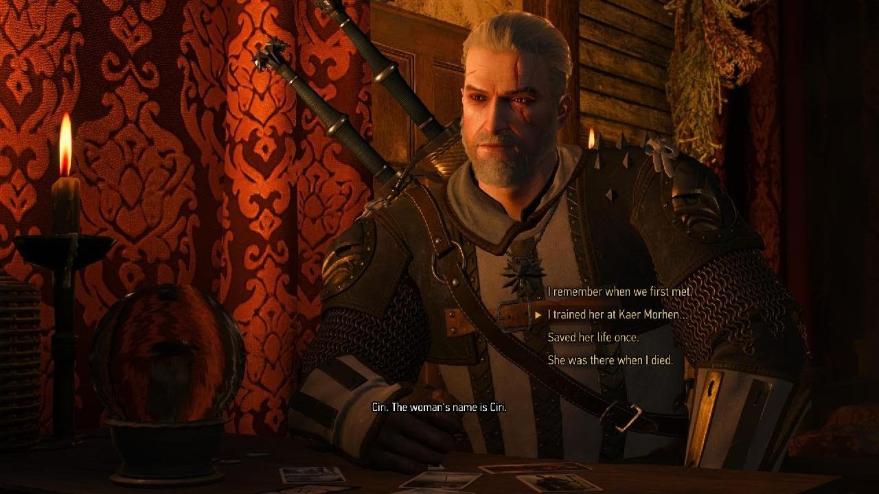 The Witcher 3: how geralt became ciris father - YouTube