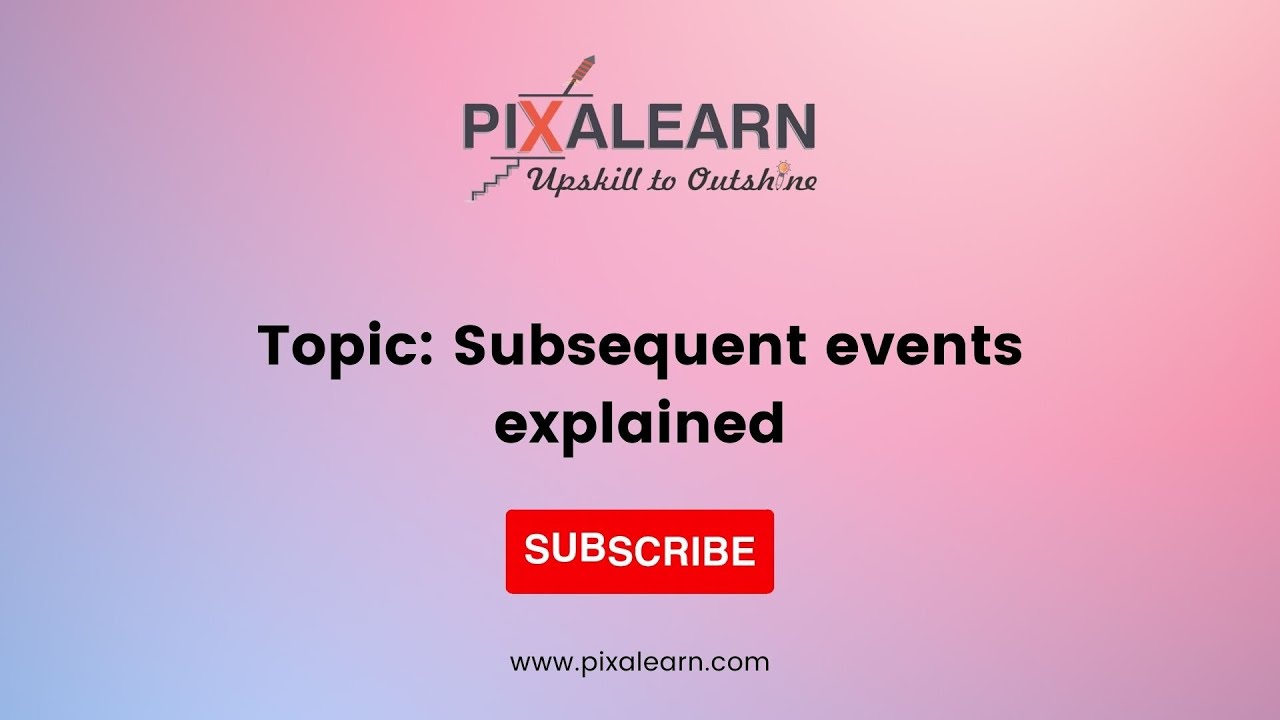 Subsequent events explained - YouTube